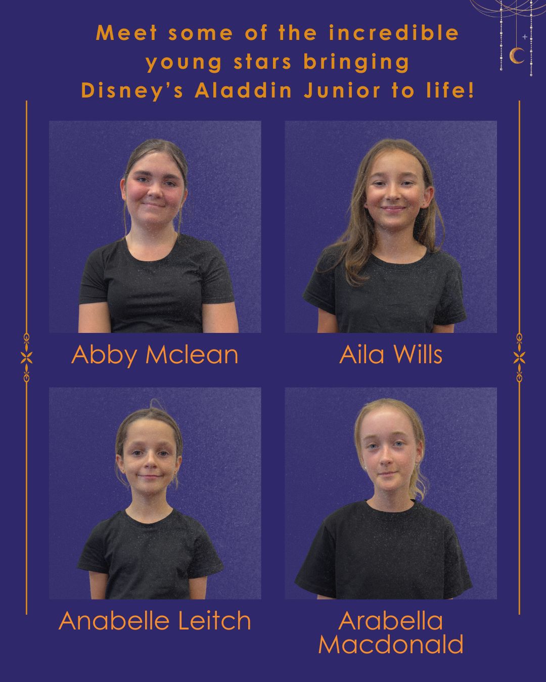Disney’s Aladdin Junior: Meet the Cast - Coromind