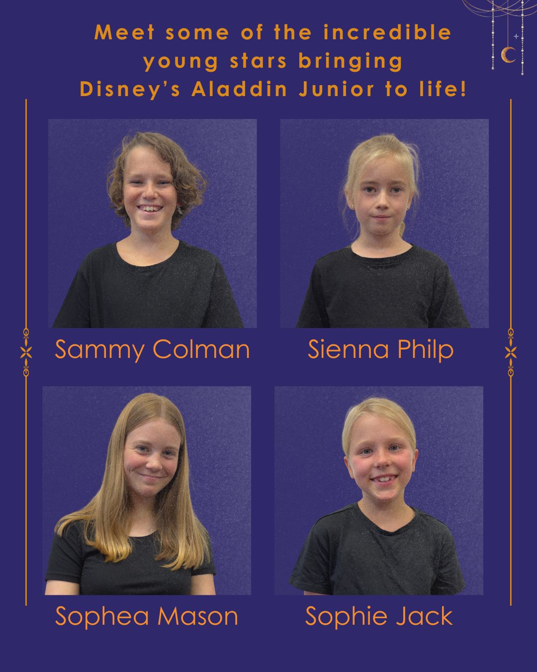 Disney’s Aladdin Junior: Meet the Cast - Coromind