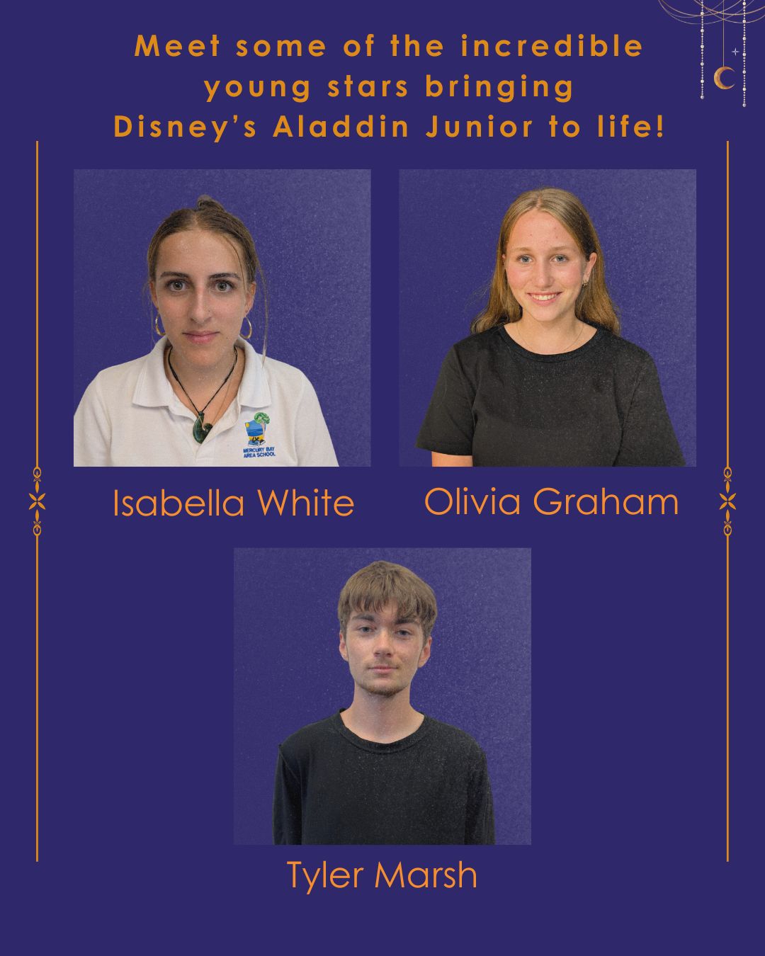 Disney’s Aladdin Junior: Meet the Cast - Coromind