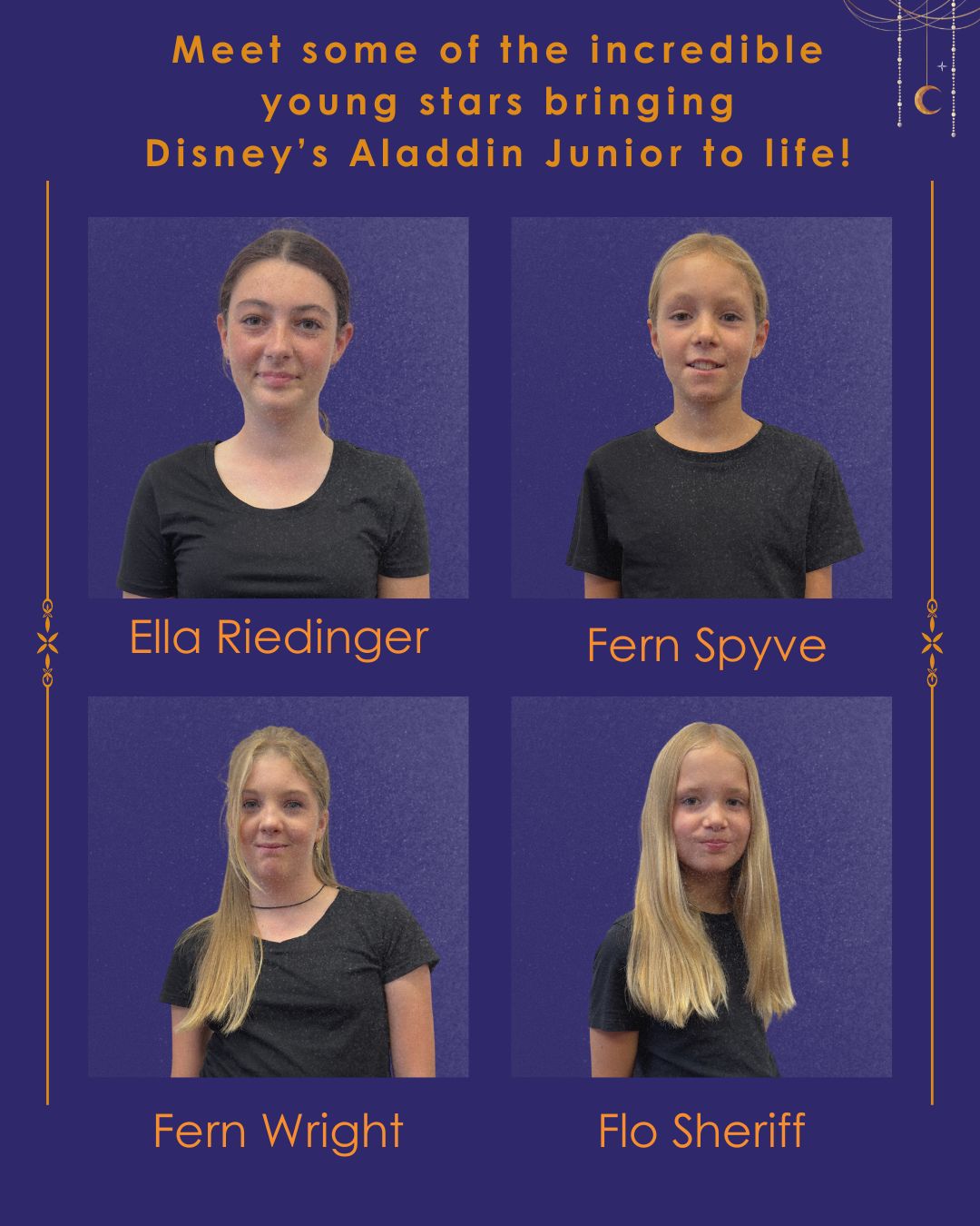 Disney’s Aladdin Junior: Meet the Cast - Coromind